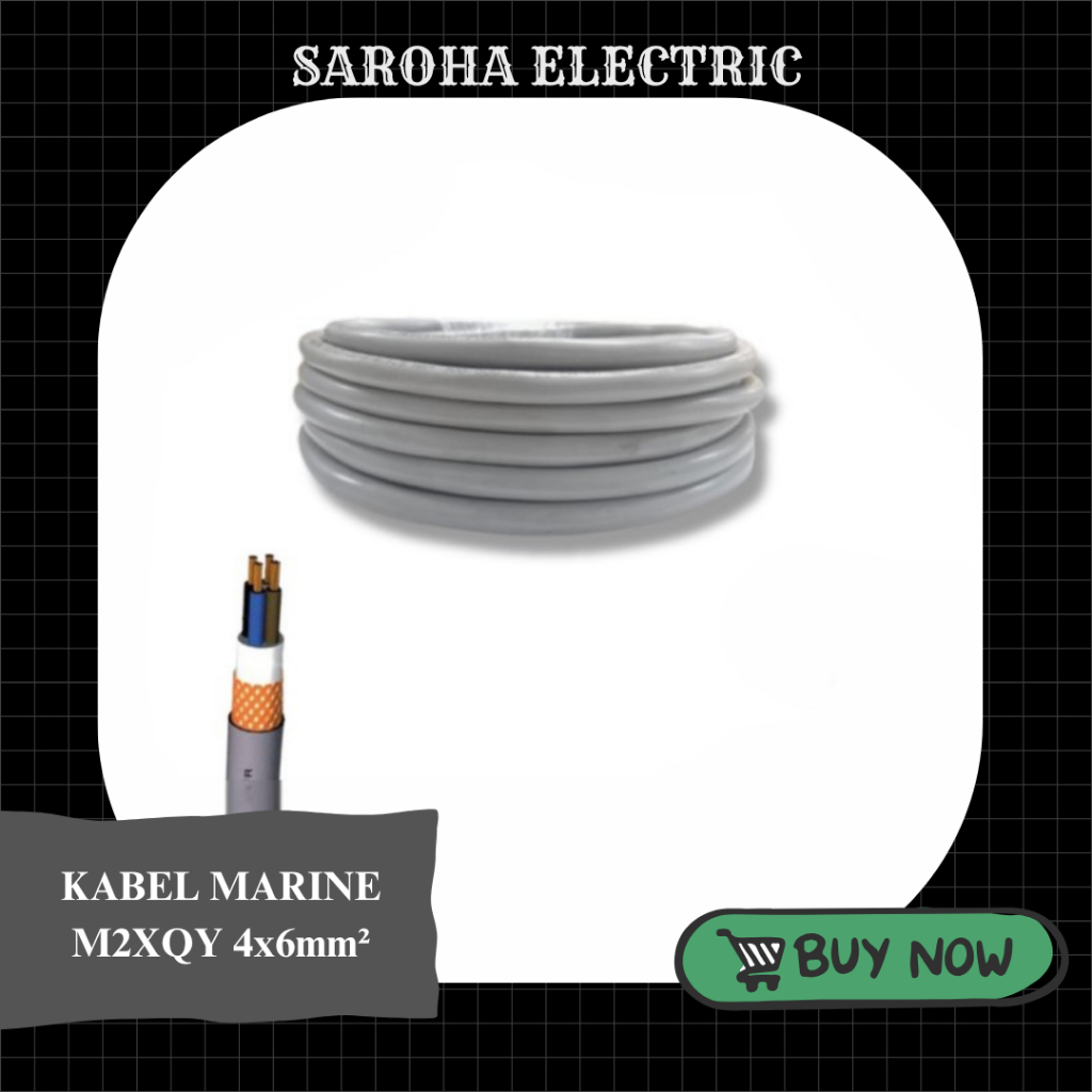 Jual KABEL MARINE M2XQY 4x6mm² *FIRST CABLE* | Shopee Indonesia