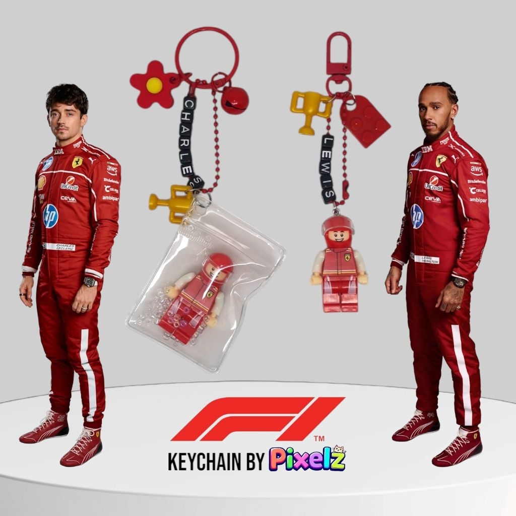 Jual Lego Bricks Minifigure Driver Keychain F1 | Gantungan Kunci Bag ...
