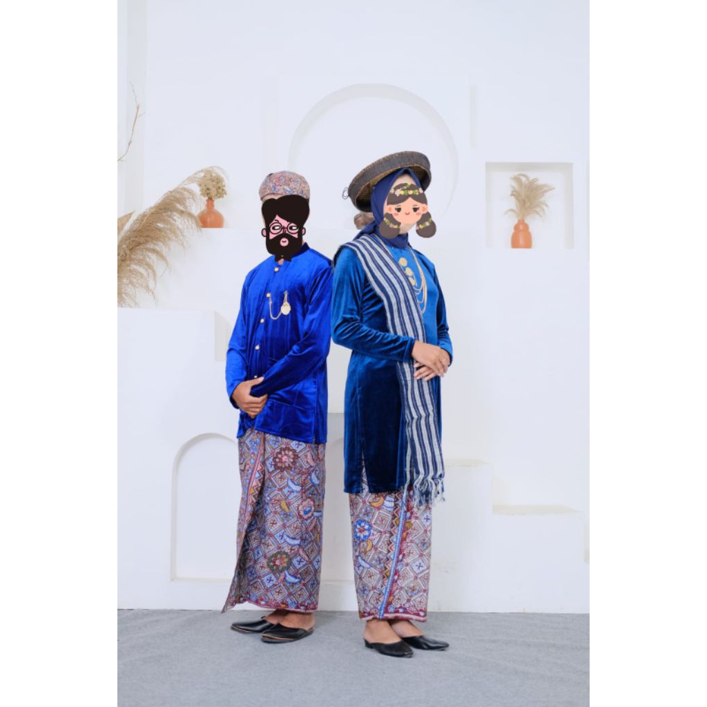 Jual Pakaian Adat Kudus Pria & Wanita (Basofi/Baju kurung/Kutu baru ...