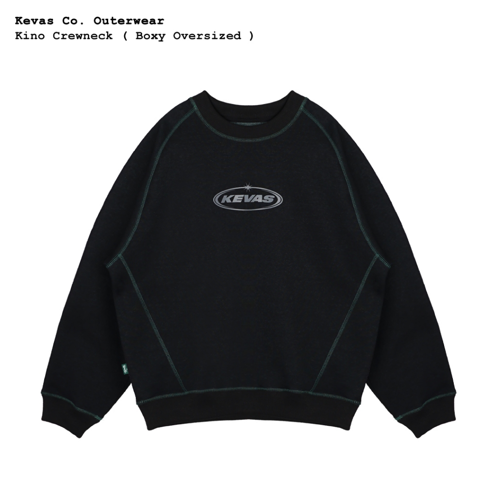 Jual Kevas Kino Heavy Weight Crewneck ( Boxy Oversized ) | Shopee Indonesia