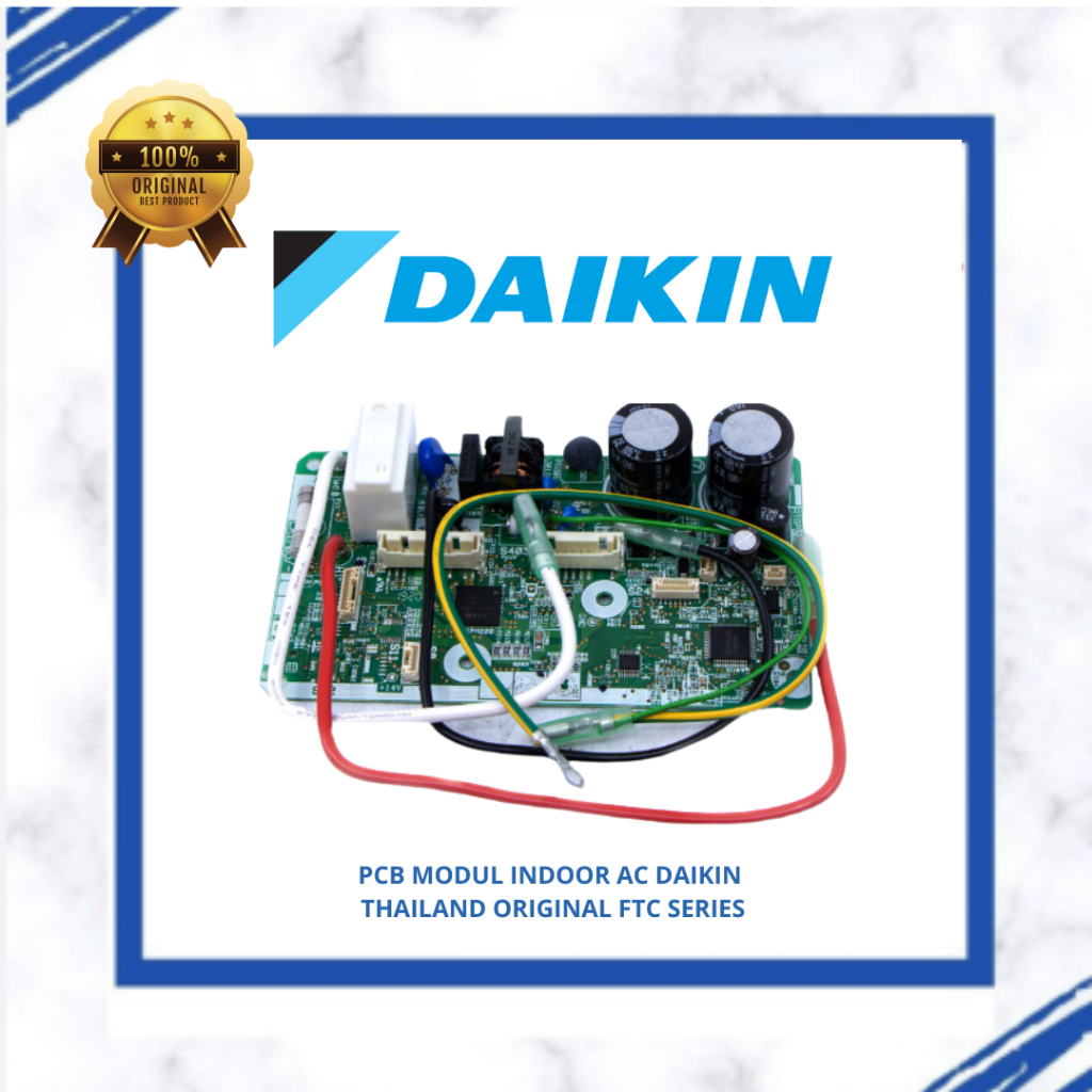 Jual PCB MODUL INDOOR AC DAIKIN THAILAND ORIGINAL FTC25NV14 (P/N ...