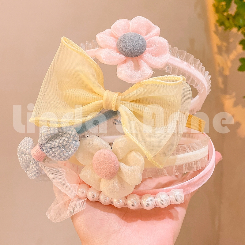 Jual L&A Bando Anak Putri Fashion Aksesoris Rambut Bando Pita Tile ...
