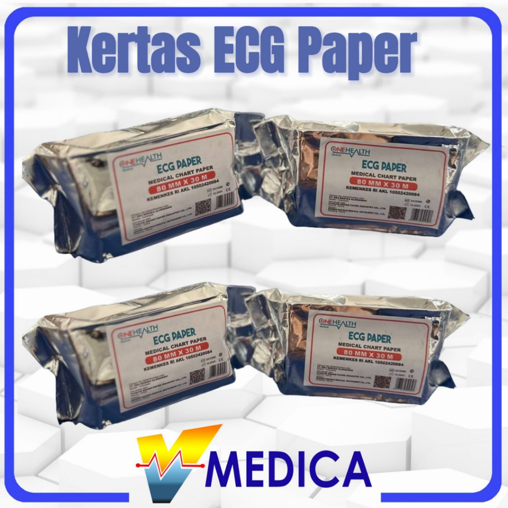 Jual Kertas ECG / Kertas EKG Roll 80mm x 30m Paper | Shopee Indonesia