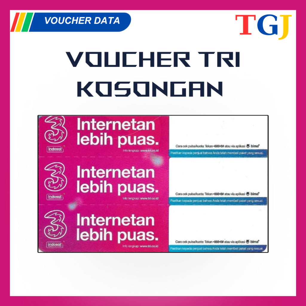 Jual Voucher Tri Kosong / Voucher Tri Zero | Shopee Indonesia