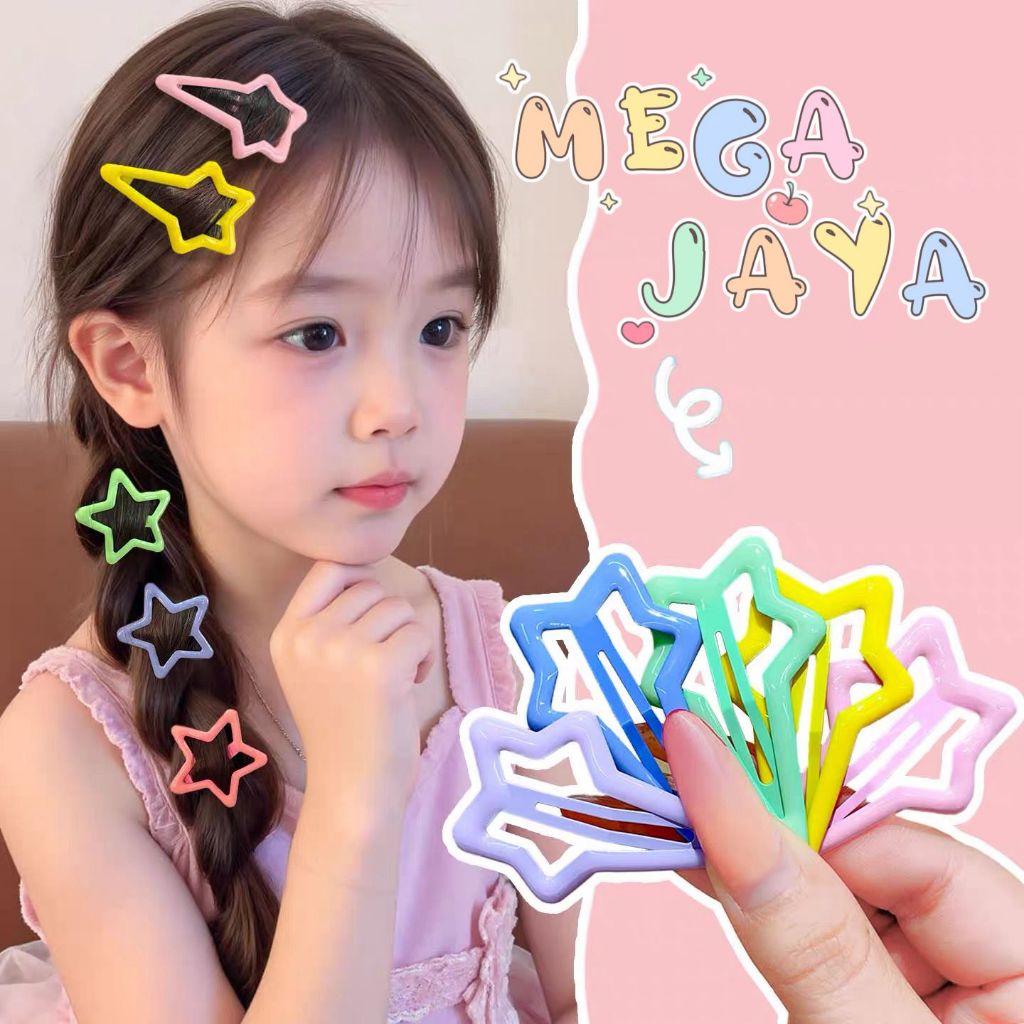 Jual MJ - Jepit Rambut Bentuk Bintang Hair Clips Bintang Aksesoris ...