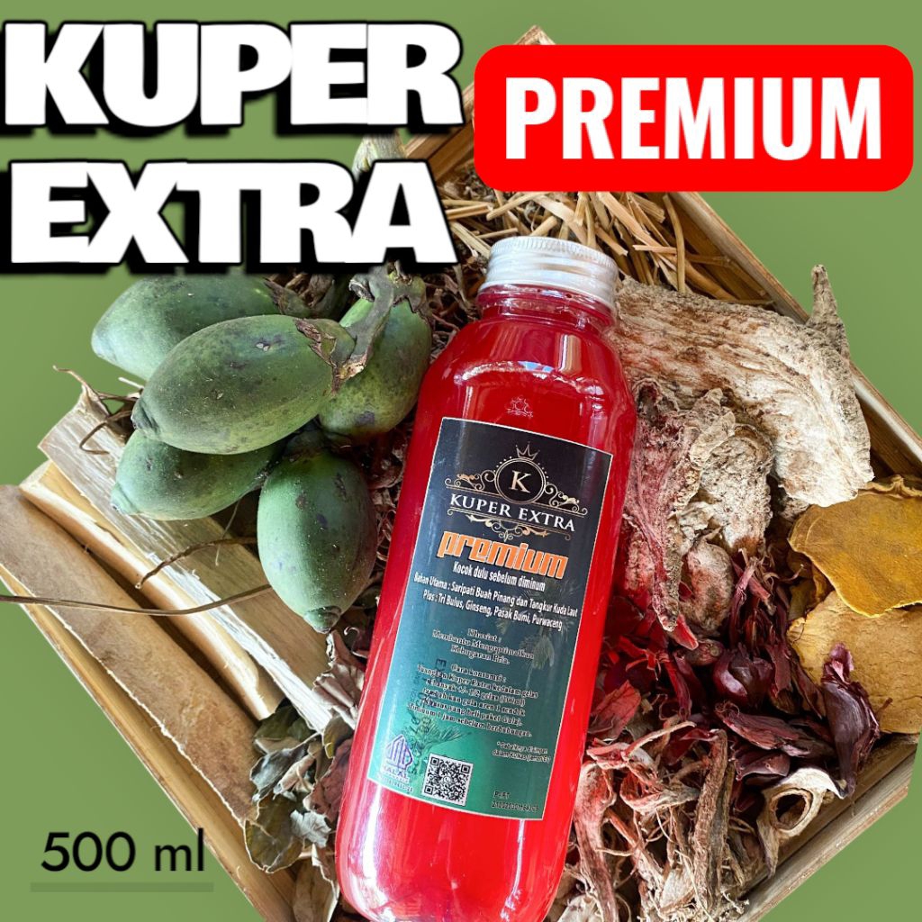 Jual HERBAL KUPER EXTRA PREMIUM pinang muda 500 ml alami Jamu | Shopee ...