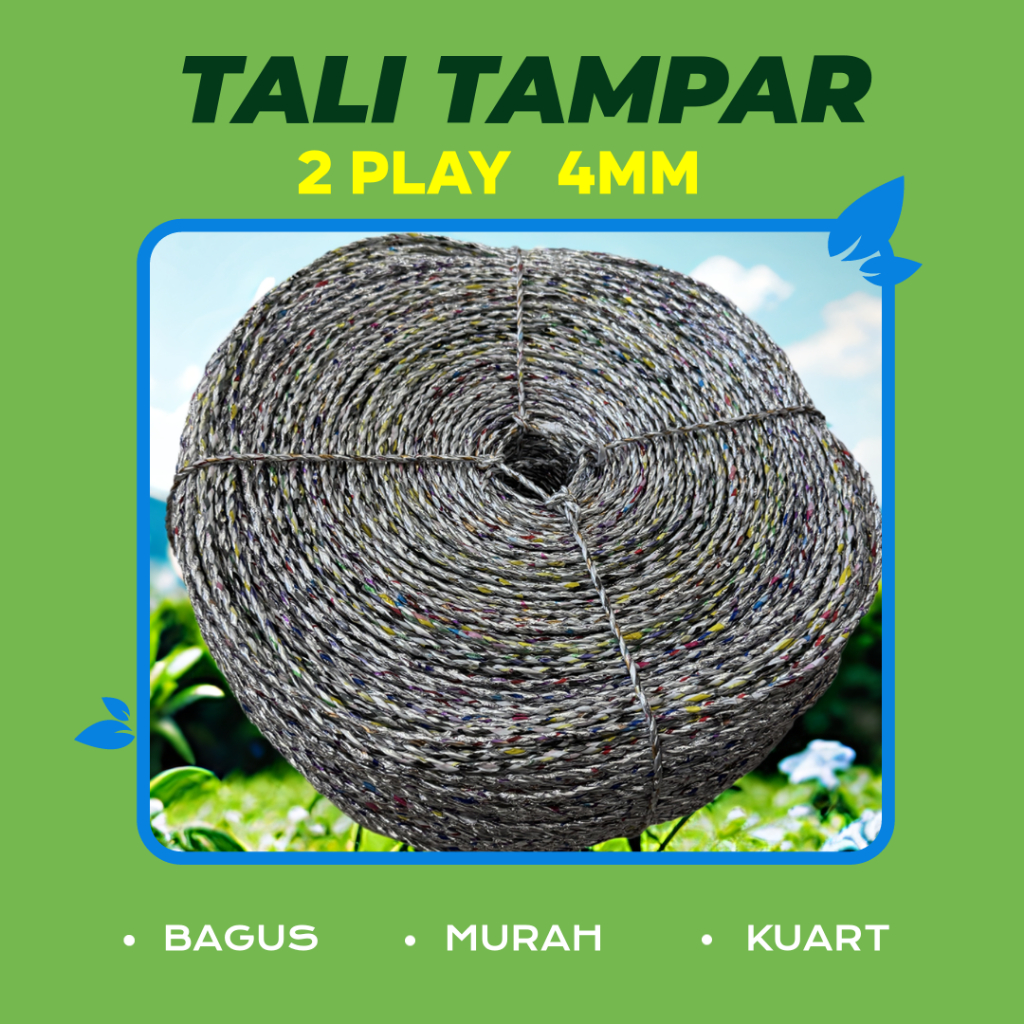 Jual Tali Tampar Terpal Perak Safety Ukuran 4mm per Meter | Shopee ...