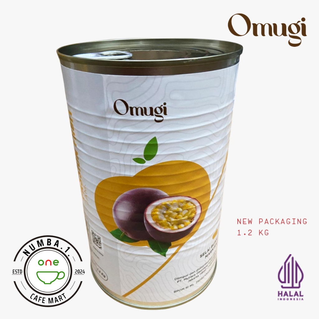 Jual 1.2 kg Omugi Passionfruit Jam (topping minuman markisa) NEW ...