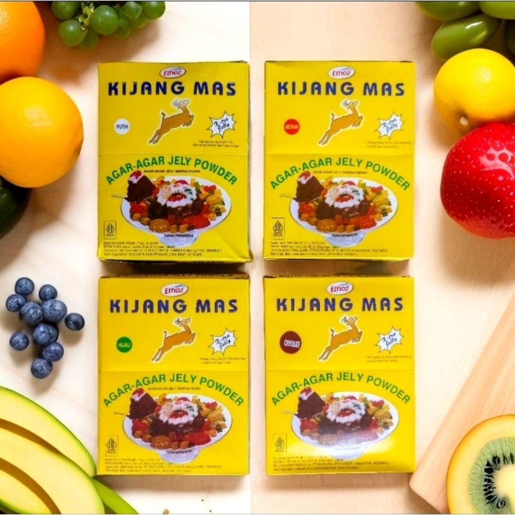 Jual ( HARGA GROSIRAN ) JELLY AGAR-AGAR KIJANG MAS 1BOX /12PCS | Shopee ...