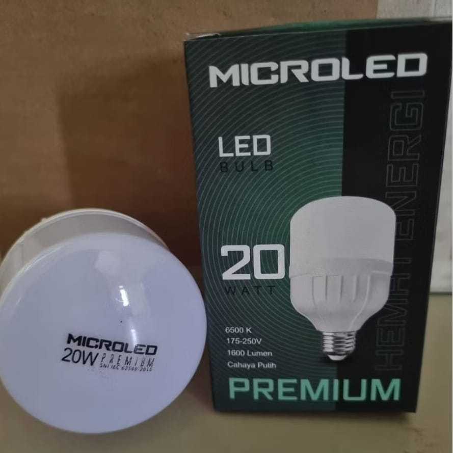 Jual Lampu Microled PREMIUM 20 WATT SNI | ISI 10 pcs | Shopee Indonesia
