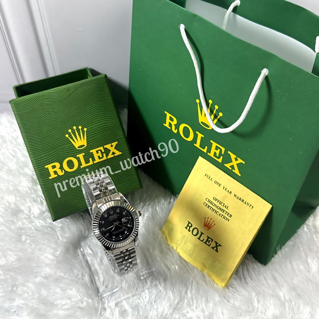 Jual Jam Tangan Wanita Rolex Rantai 3 Varian Best Seller Tanggal Aktif ...