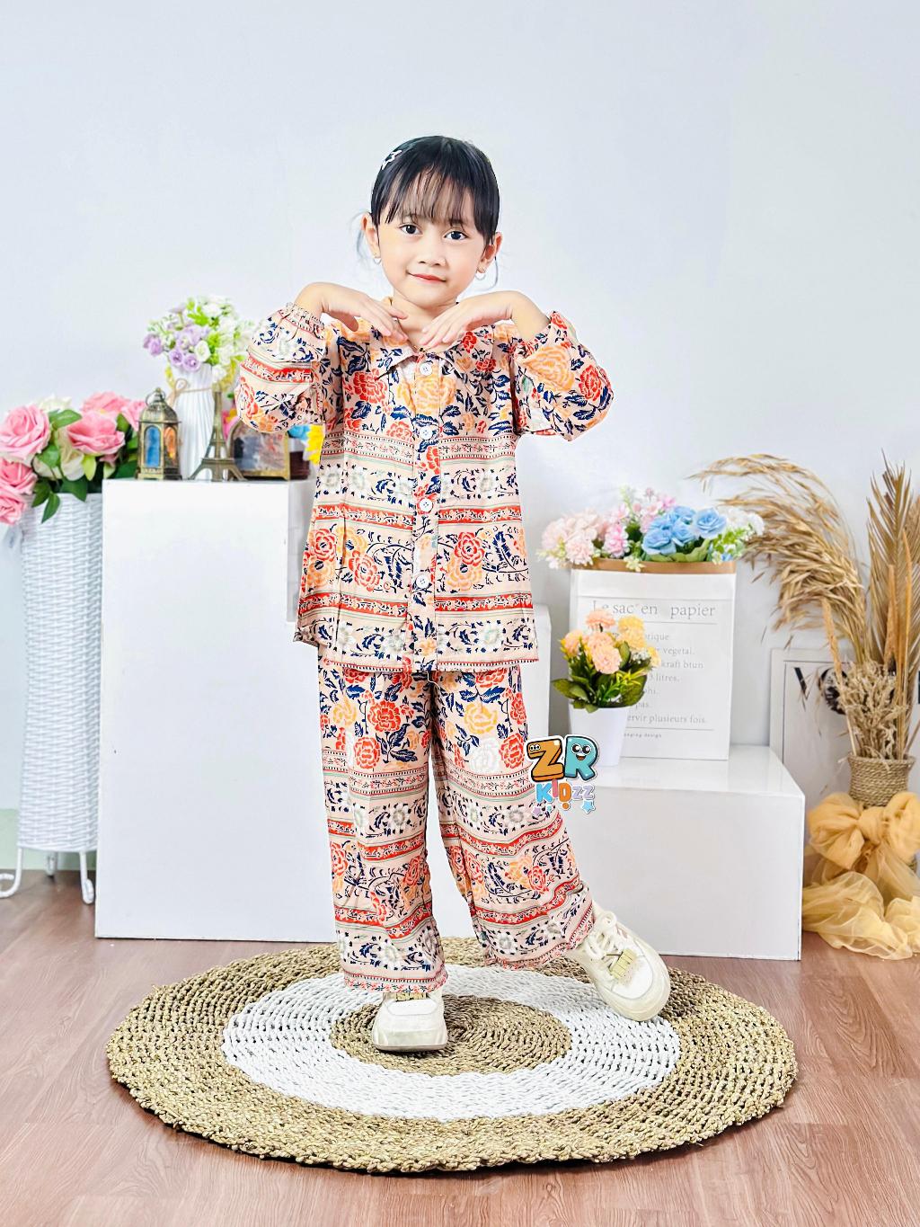 Jual Stelan Baju Dan Celana Rayon Anak Perempuan Terbaru Usia 3 Sampai ...