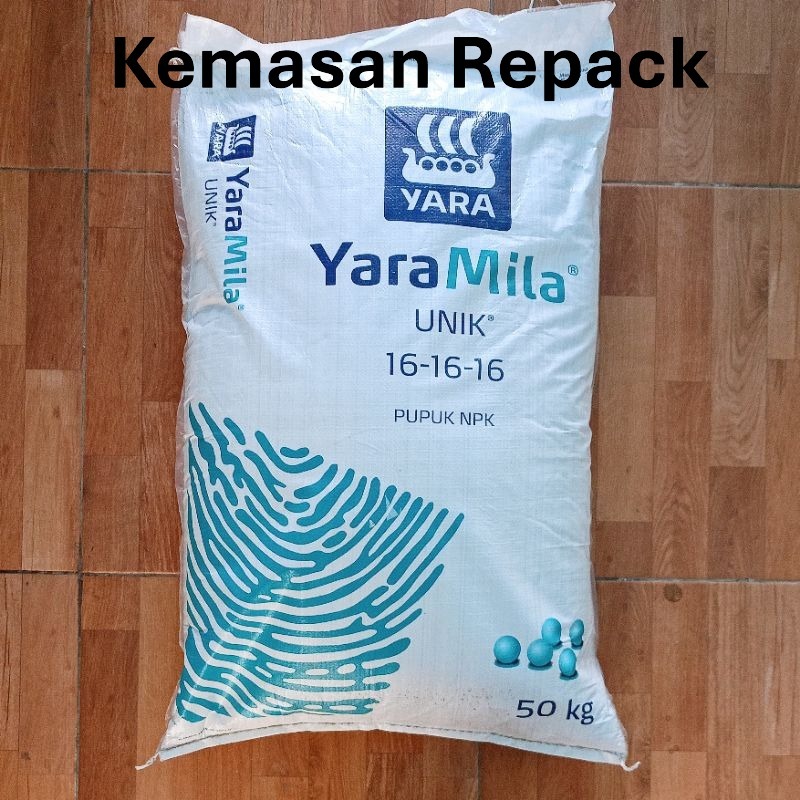 Jual Pupuk NPK Yara Mila Unik 16-16-16 Kemasan Repack 1 Kg 500g 250g ...