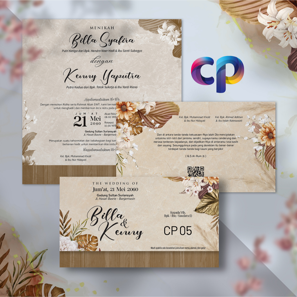 Jual CP 01 - 06 Blangko Undangan | Blangko Undangan | Blangko Undangan Murah | Free File Setting ...