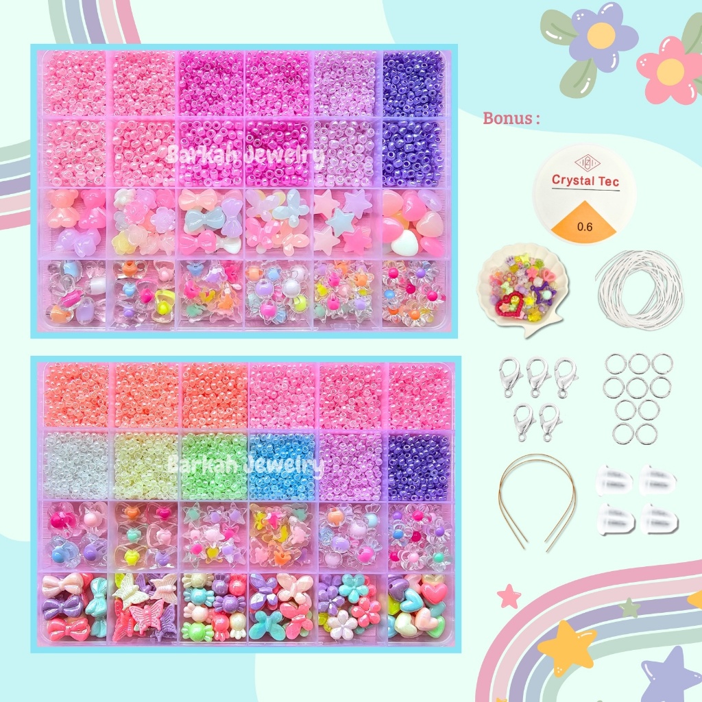 Jual DIY Manik Manik Set Aesthetic - 1 Set DIY Manik Manik - Manik ...