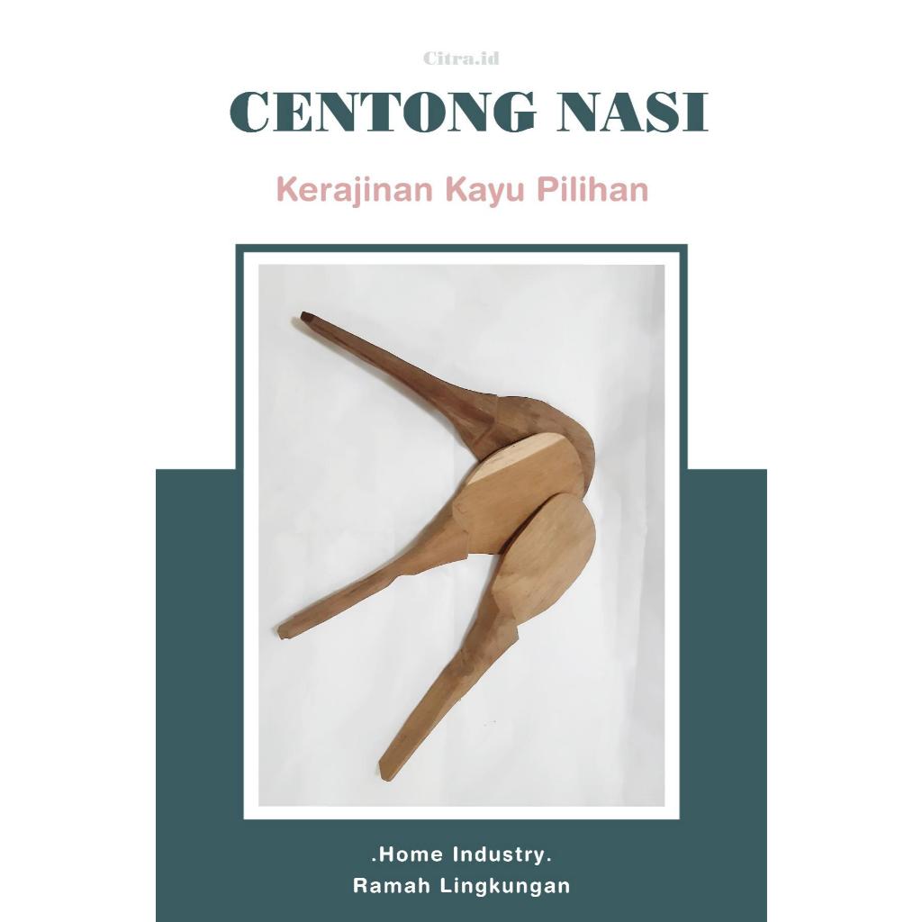 Jual Centong/Entong Nasi Kayu Jati ukuran Besar | Shopee Indonesia