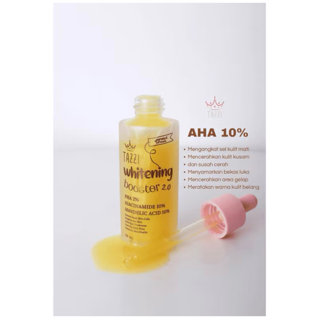 Jual Serum Aha Whitening Booster 50ml tazzi PHA 2% + Niacinamide 10 % ...