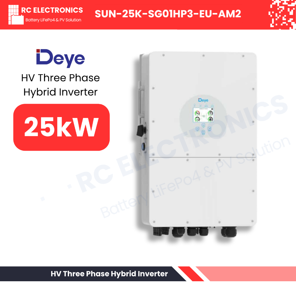 Jual Deye Hybrid On Off Grid Inverter 25KW Three Phase HV | SUN-25K ...