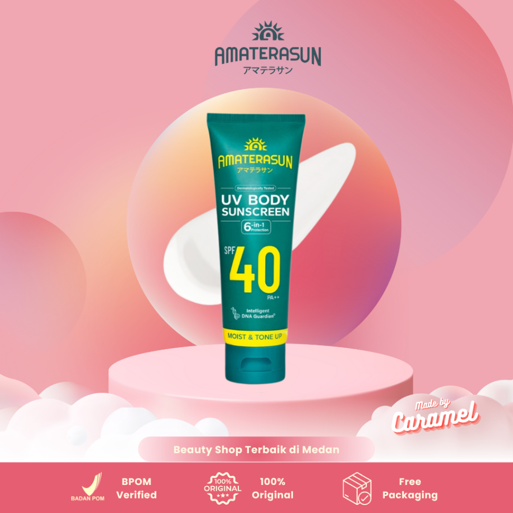 Jual AMATERASUN UV Body Sunscreen SPF 40 PA++ (Sunscreen Sunblock Tubuh ...
