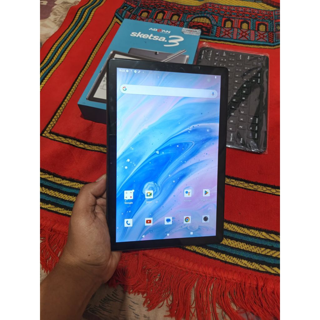 Jual Advan sketsa 3 ram 6gb 128gb fulset lengkap 10.1in normal smua 4G ...
