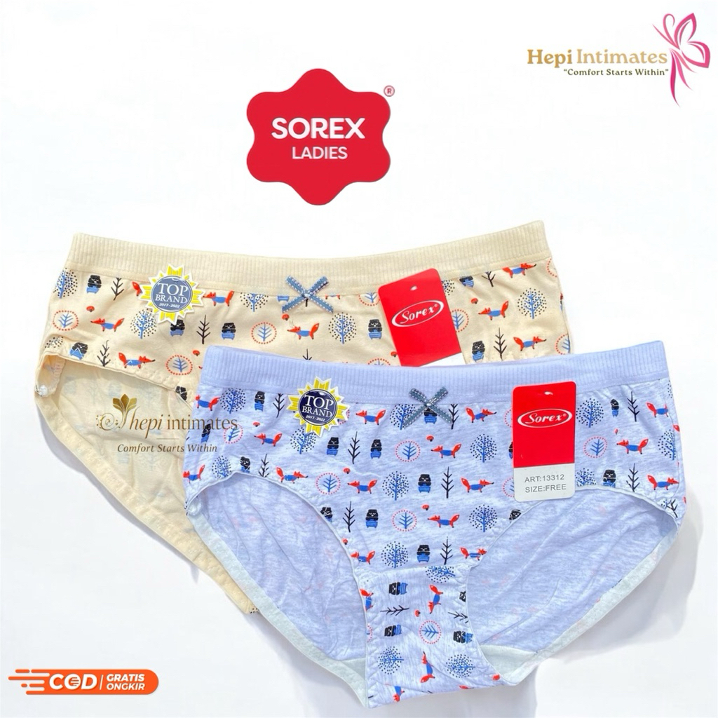 Jual Sorex Celana Dalam Wanita Remaja Fullprint Bahan Katun Mix Allsize L Karet Lembut 13312 ...
