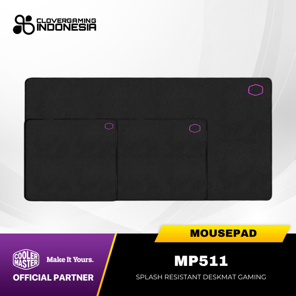 Jual Cooler Master MP511 Deskmat Cordura Mousepad Gaming Anti Slip Splash Resistant | Shopee ...