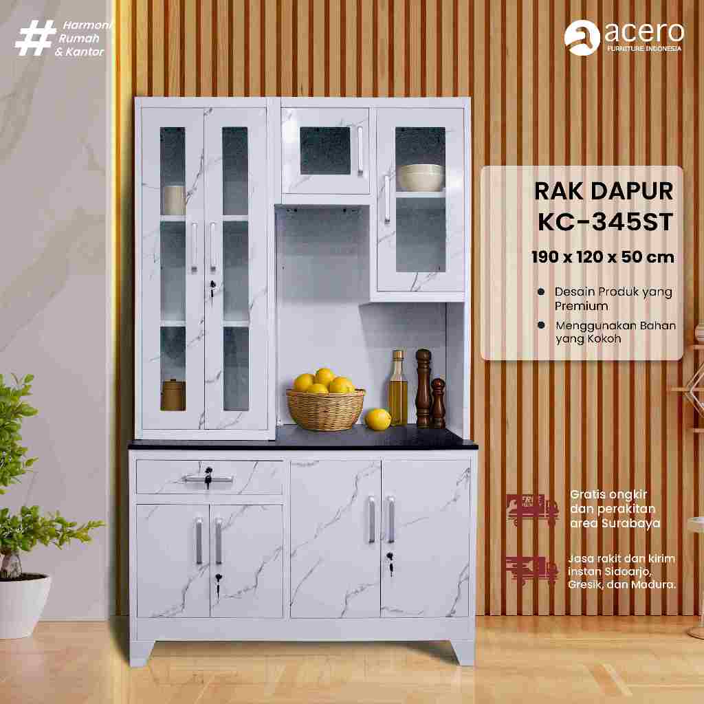 Jual Acero Furniture - Kitchen Cabinet / Rak Dapur Besi Minimalis / Rak ...