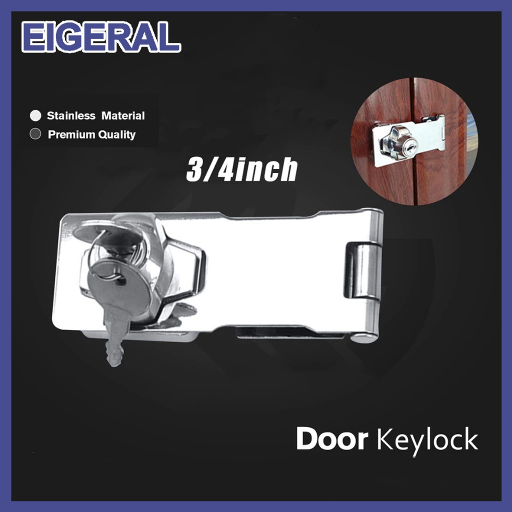 Jual Kunci Hasp Lock / Overpal Gembok / Haps Lock 3/4 Inch Stainless ...