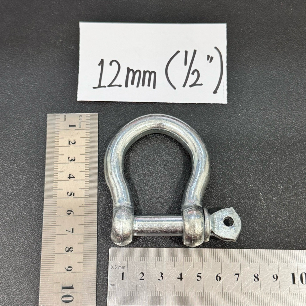 Jual SHACKLE OMEGA BULAT 12mm ( 1/2” inci ) sekel rantai besi 12mili ...