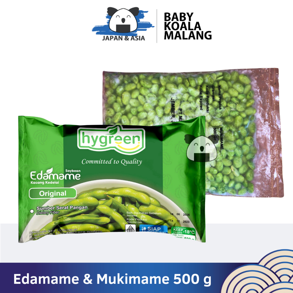 Jual EDAMAME & MUKIMAME Kacang Kedelai Jepang 500 g Halal | Kualitas ...