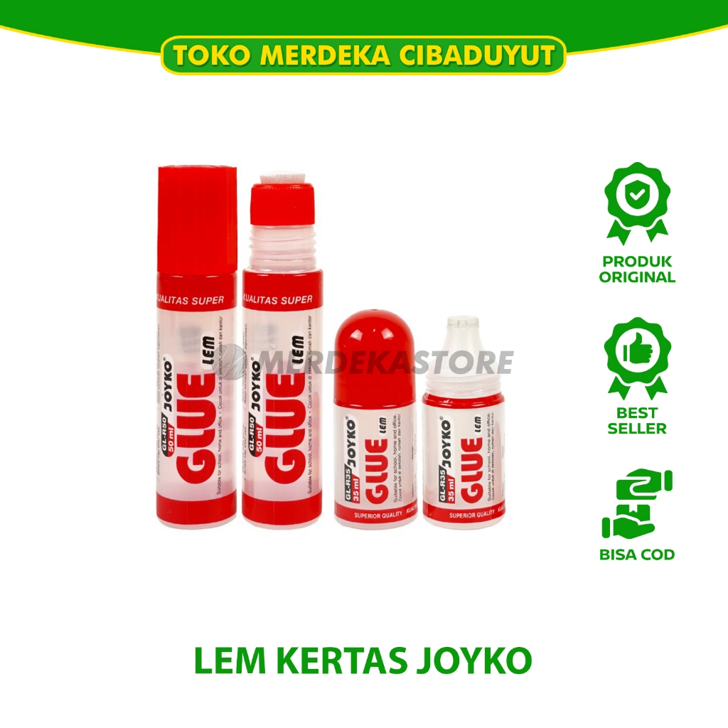 Jual Lem Kertas Cair / Paper Glue GL-R35 35 ml | Lem Glue Stik batangan ...
