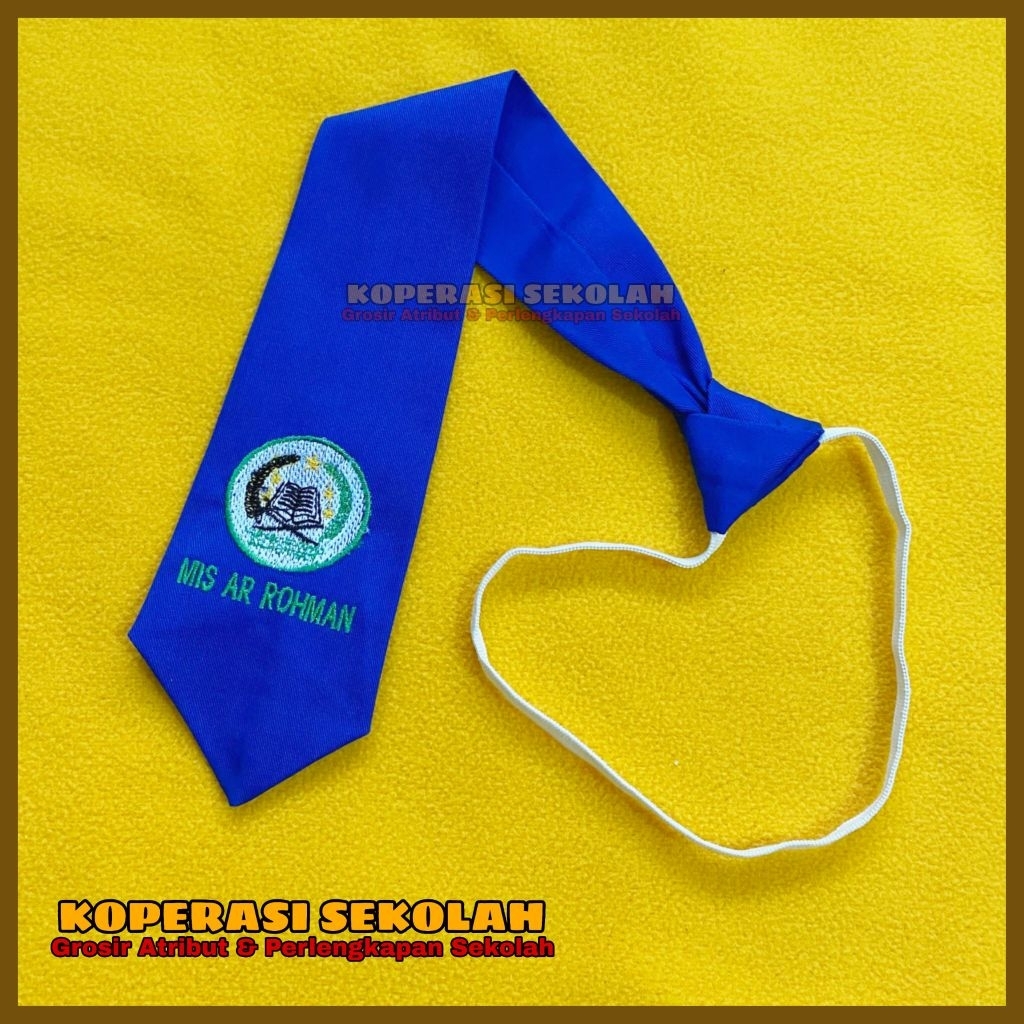 Jual Dasi Sekolah SD Custom Bordir Lokasi tipe Tali Karet - Atribut ...