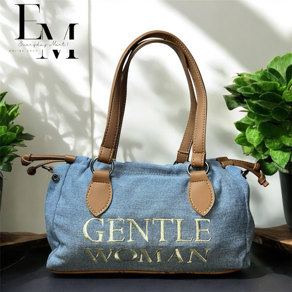 Jual Everyday mart1 Tas Selempang Serut Wanita Jeans Gentle Woman ...