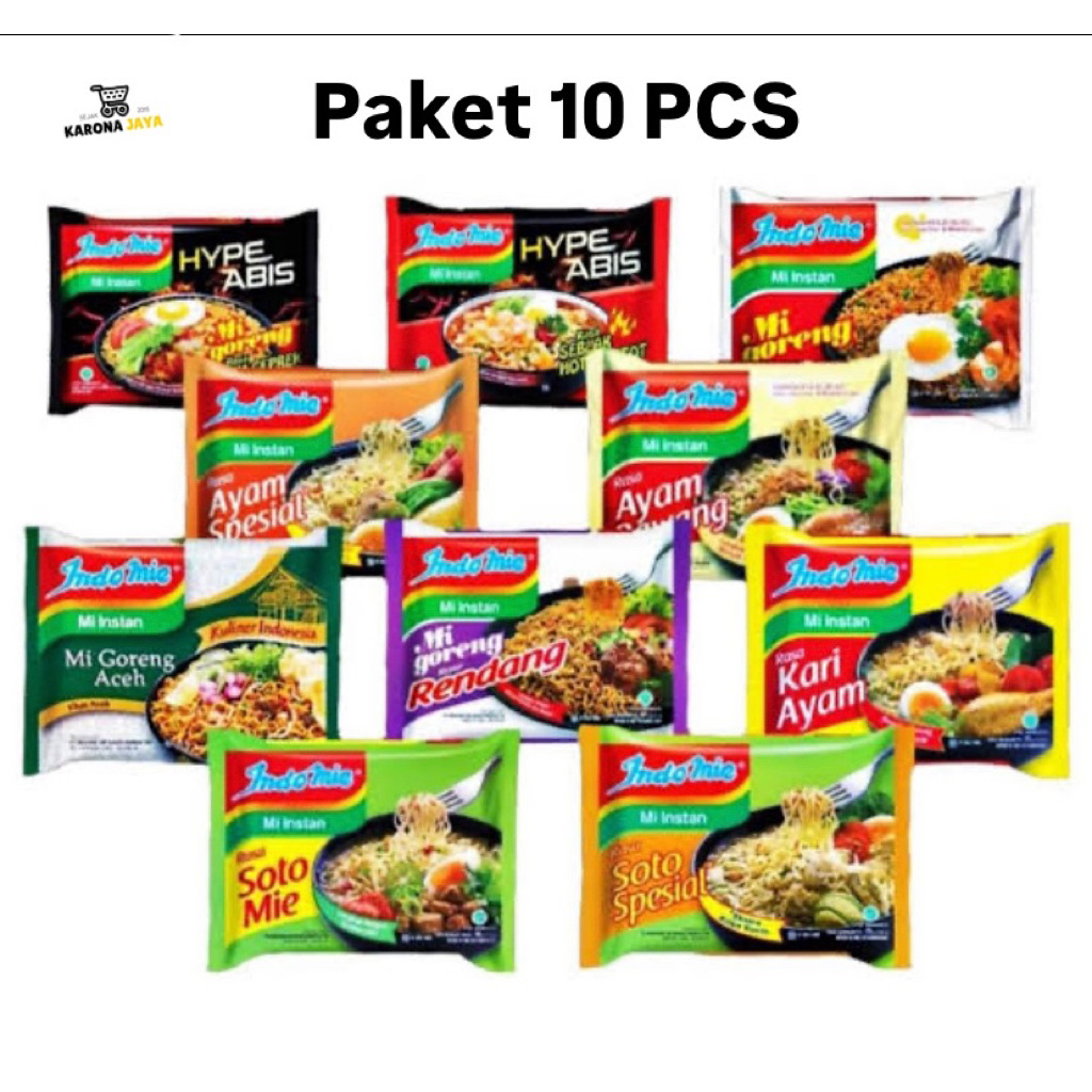 Jual Indomie All Varian [10 Bungkus] | Shopee Indonesia