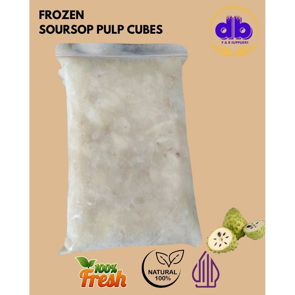Jual Buah Sirsak Beku | Frozen Soursop 500gram | Shopee Indonesia