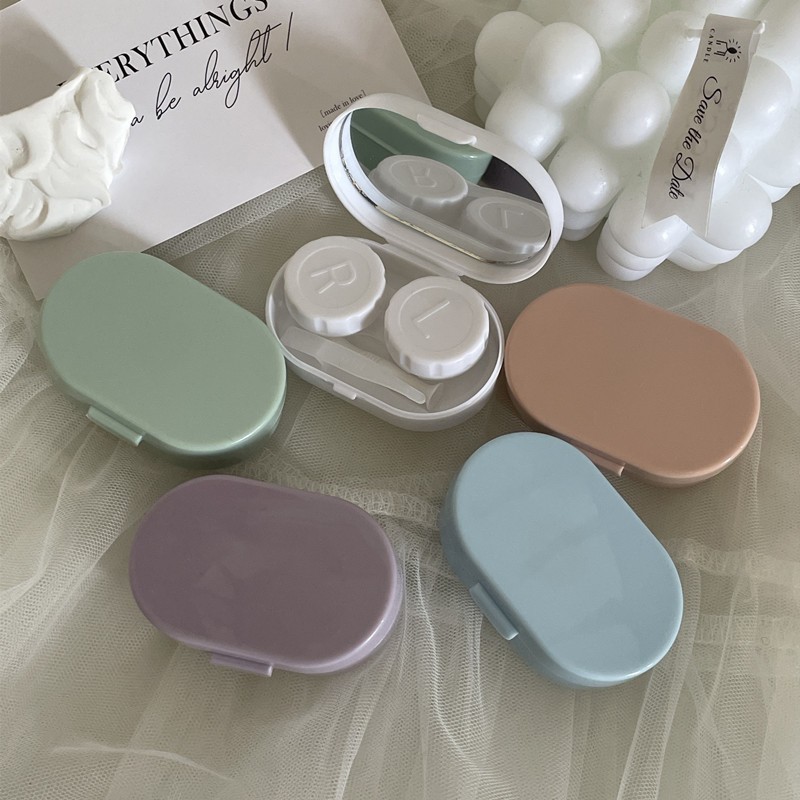 Jual (RESELLER 10 PCS) KOTAK SOFTLENS MINI PASTEL / TEMPAT SOFTLENS ...