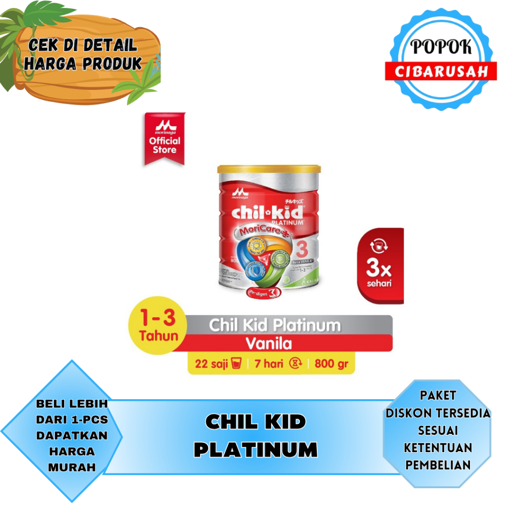 Jual Chil Kid Platinum 3 Usia 1-3 Tahun 800GR /Vanilla/Madu ...