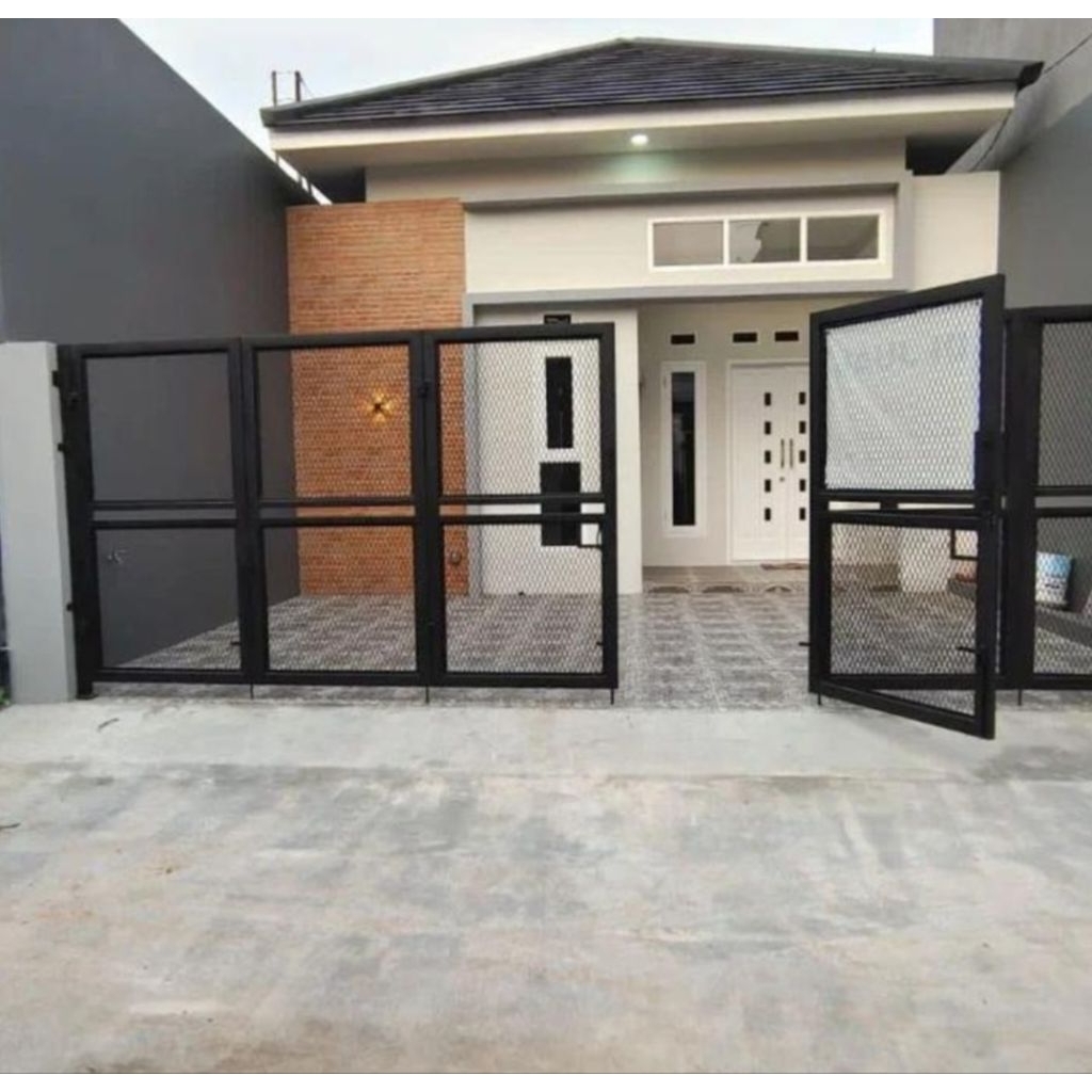 Jual pagar lipat perforated besi galvanis | Shopee Indonesia