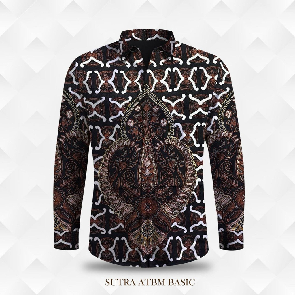 Jual Kain Batik Tulis Sutra Atbm Basic Kemeja Pria Exclusive - BS 07 ...