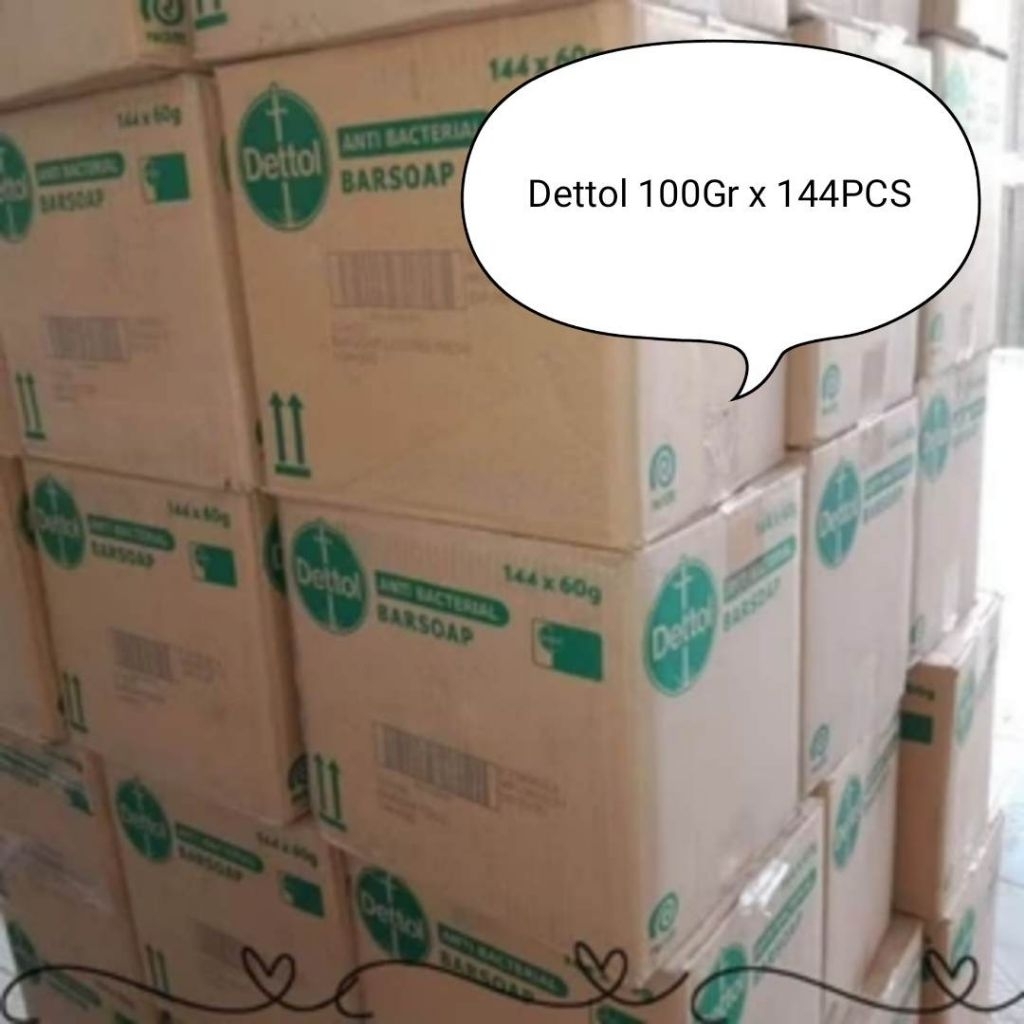 Jual [ DETTOL 100GR KARTON ] SABUN DETTOL BATANG 100GR KARTON ISI 135 ...