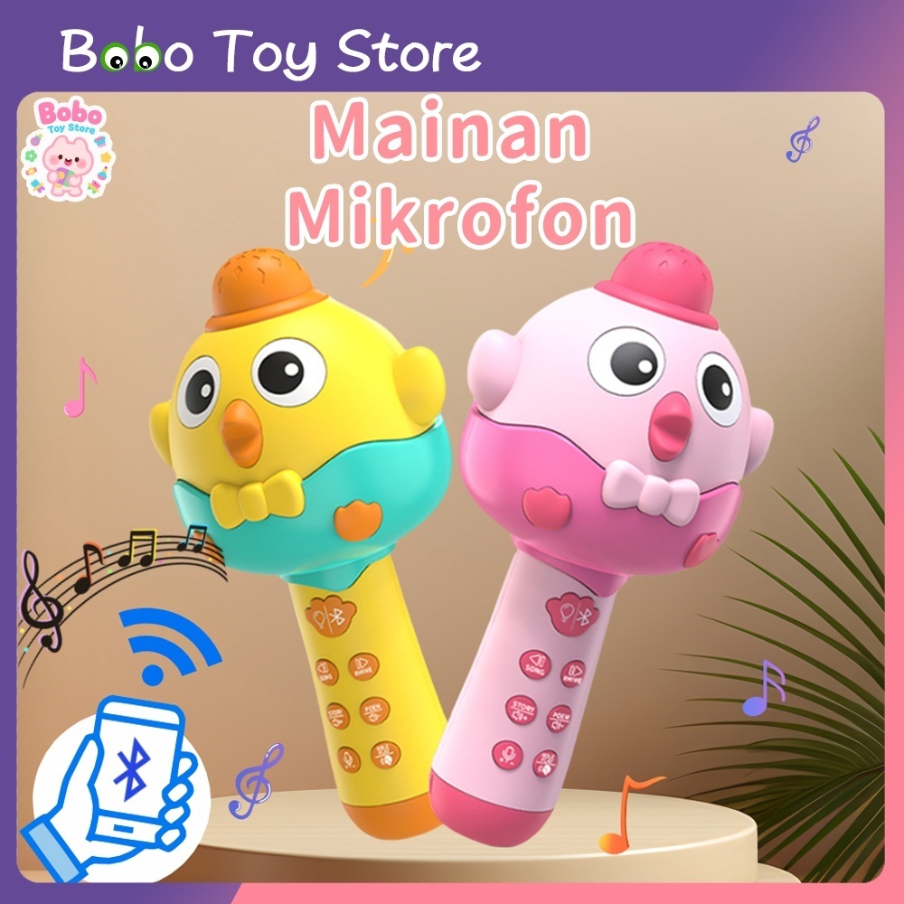 Jual Mainan Mikrofon Edukasi Anak Mic Bluetooth Speaker Microphone ...