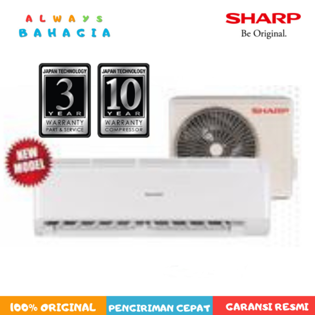 Jual Sharp AH-A9BEY / AHA9BEY 1PK Super JetAC Split 1 PK | Shopee Indonesia