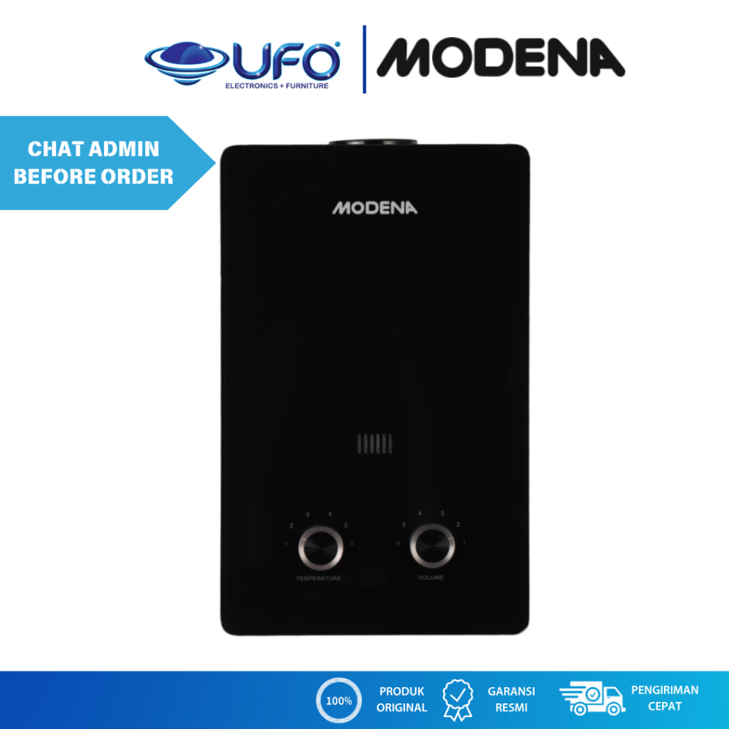 Jual MODENA WATER HEATER GAS INSTANT GI0610PDBG | Shopee Indonesia