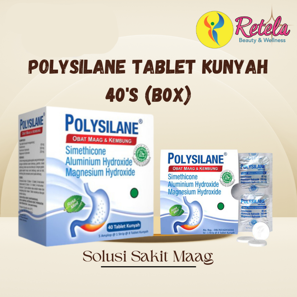 Jual POLYSILANE TABLET 1 BOX 40's | Shopee Indonesia