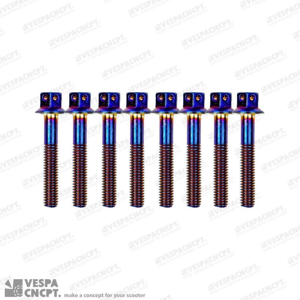 Jual Baut Stainless Cvt Set Blue Vespa Sprint Primavera Lx S | Shopee ...