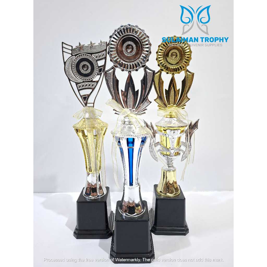Jual Piala Trophy Murah Seri 1 Suichoku / Hane Platinum Silver SATUAN ...