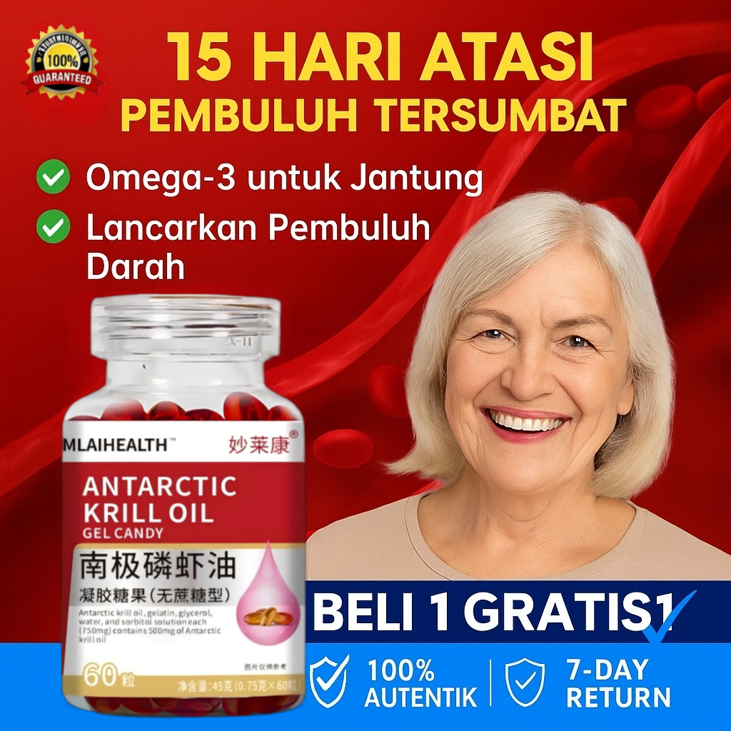 Jual Minyak Krill Antartika Original 60 Kapsul - Meningkatkan Sirkulasi ...