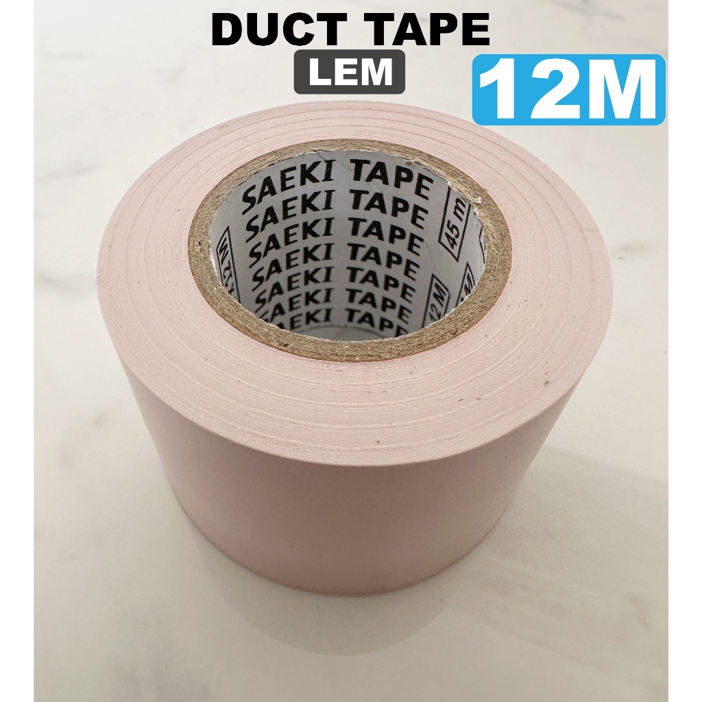 Jual LAKBAN LEM AC / DUCK TAPE LEM AC / ISOLASI LEM AC Merk SAEKI 12 ...
