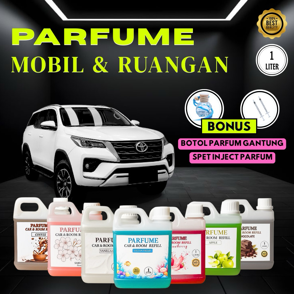 Jual Parfum Mobil & Ruangan 1 Liter Bonus Botol Parfum Gantung dan Spet ...