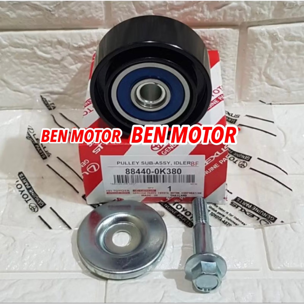 Jual Bearing Pulley Pully Idler AC Tensioner Fan Belt INNOVA INOVA ...